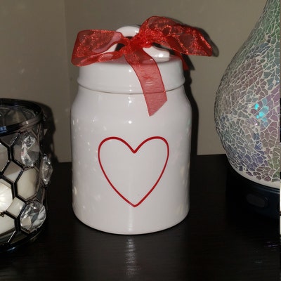 Rae Dunn Valentine Heart Decal Decal Only Farmhouse Valentines Day Rae ...