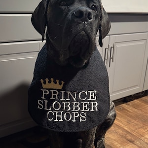 Big Dog Slobber Drool/slobber Bibs 2 Designs - Etsy