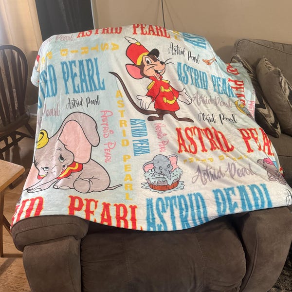 Personalized Disney Toy Story Blanket, Custom Name Disney Blanket ...