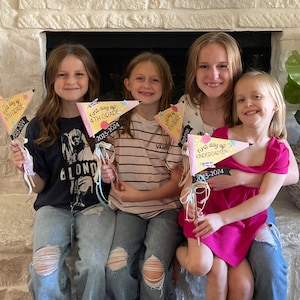 2024-2025 First Day of School Flag Photo Prop, 1st Day of School ...