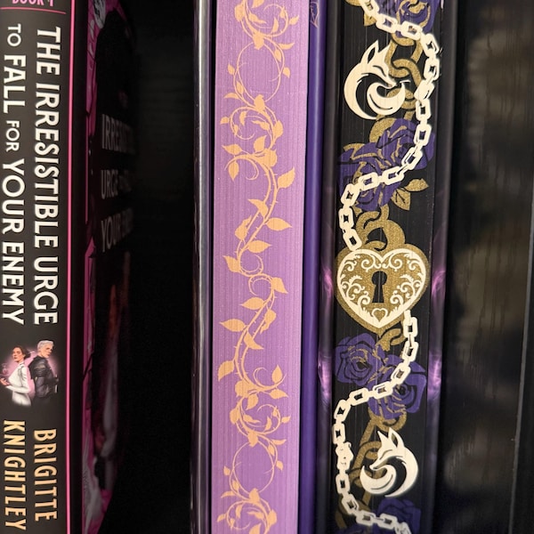 Lights Out by Vanessa Allen: Custom Sprayed Edges Dark Romance Book - Etsy