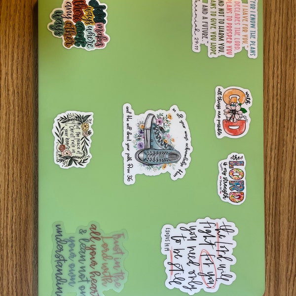The Lord is My Strength Sticker, Bible Sticker Pack, Faith Stickers ...