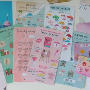 Printable 2P Saving Challenge / Penny Savings Challenge - Etsy