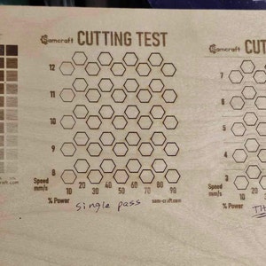 Diode Laser Cutting Test Files Digital Download Laser Engraving Project ...