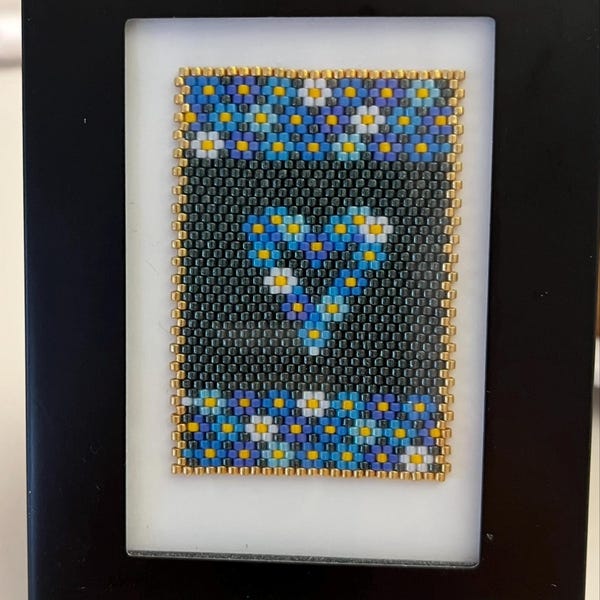 Pattern Diagram Tropical Flower Tiles, English Language, Beading, Odd ...