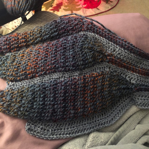 CROCHET PATTERN: Embossed Phoenix Scarf - Etsy