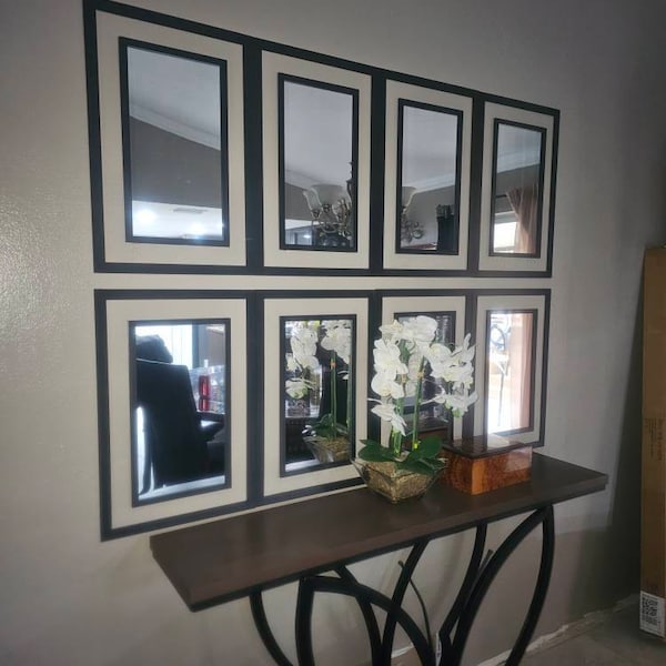 PVC and Mirror Wall Panels, Rectangular Decorative Wall Mirror, Home ...