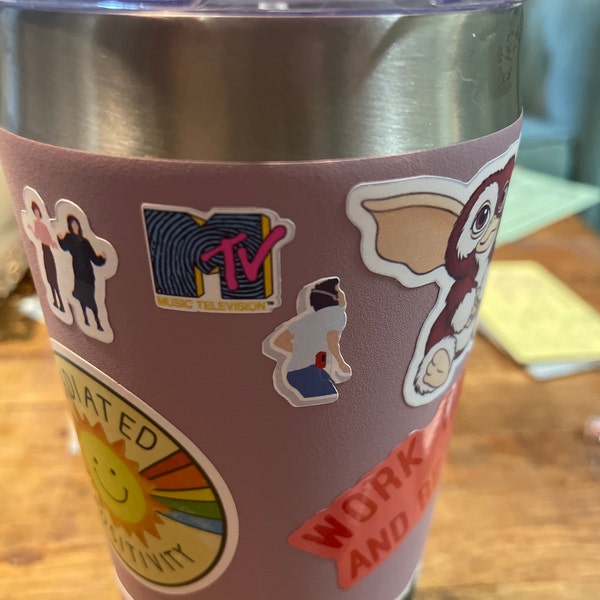 80's Movies Stickers! All Your Favorites From the 80's! Waterproof ...