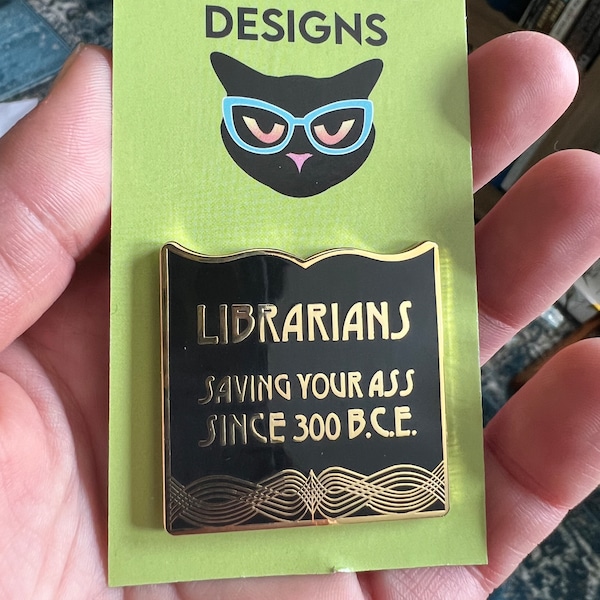 The Librarian Tarot Card Library Themed Soft Enamel Pin - Etsy
