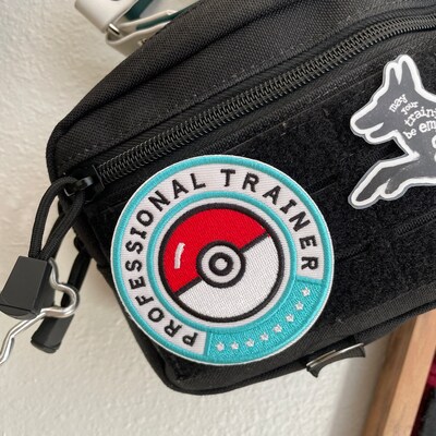Pokemon Professional Trainer Iron on Patch - Etsy