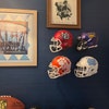 Mini Football Helmet Wall Hanger Mount - Etsy