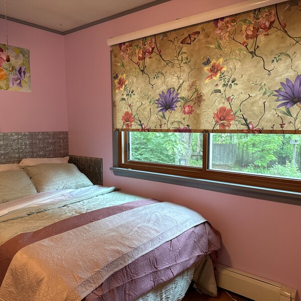 Colorful Marble Golden Roller Window Curtains, Custom Blackout Bedroom ...