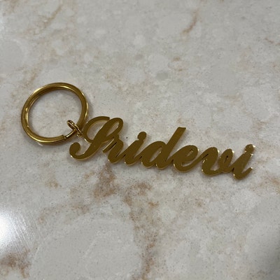 20 Font Styles Customized Keyring Stainless Steel Name - Etsy