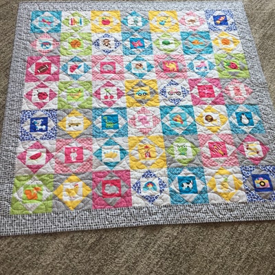 I-spy Panel Spring by Ann Kelle From Robert Kaufman Fabric - Etsy