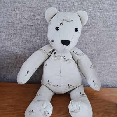 Memory Bear Easy 18 Sewing Pattern Simple Bear Pattern Sewing Pattern PDF Teddy Bear Pattern ...