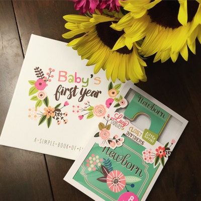 Floral Baby Book Artist Baby Book for Girls Babys First - Etsy
