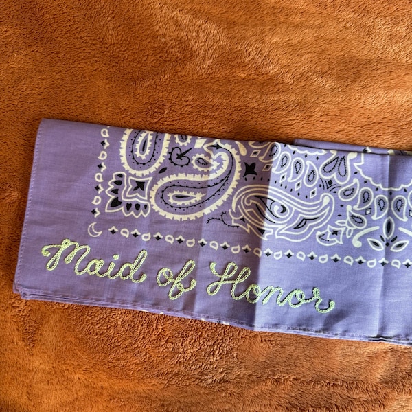 Custom Name Patch With Cursive Script Font | Handmade Chainstitch Embroidered Personalized Iron ...