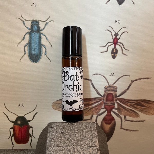 Bat Orchid - Orchid, Black Tea - Rollerball Perfume Oil - Vegan ...