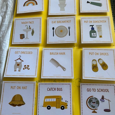 Spanish Routine Chart, Routine Checklist, Routine Cards, Daily Rhythm ...