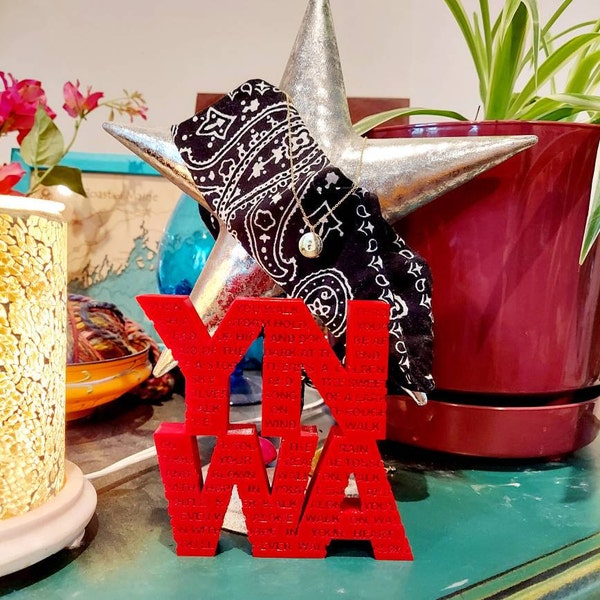 Liverpool 3D Sign - YNWA You'll Never Walk Alone With Lyrics - Etsy