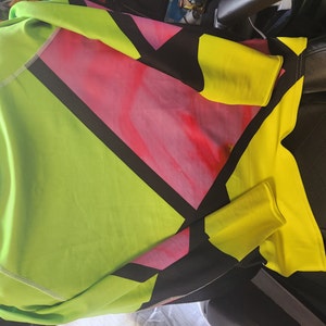 Neon Lime Green Color Blocking Mens Slip-on Canvas Shoes / Neon Green ...