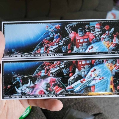 TRANSFORMERS Japanese Exclusive Tech Spec Set 03I Booster Operation ...