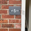 Rustic Slate Door Number Slate Gate Sign Plaque Stone Home - Etsy UK