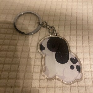 Yellow Duck Acrylic Bird Breed Keychain Cartoon Kawaii Exotic Pet Art ...