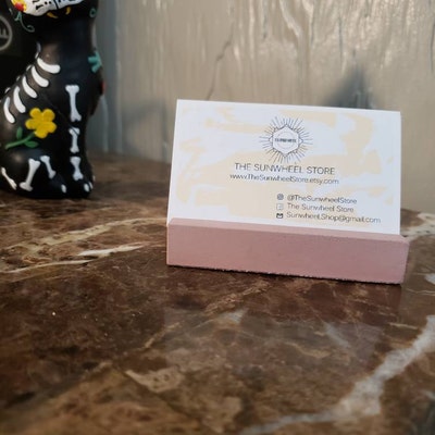 Concrete Business Card Holder, Business Card Display, Business Card ...