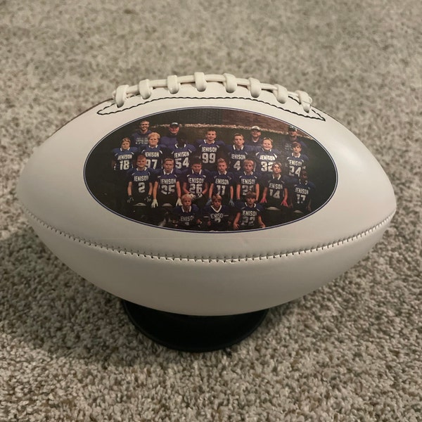 Custom Personalized Football, Football Coach Gift, Football Team Gift ...