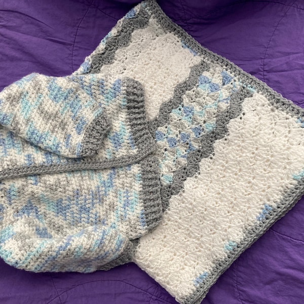 Aria Cobblestone Blanket - Crochet Pattern - Baby Blanket - Crochet ...