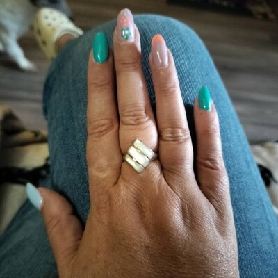 Ladder Band Ring, Sterling Silver, Modern Open Lace, Openwork ...