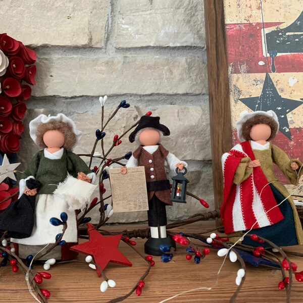 Anna Smith Strong Clothespin Ornament, American Revolution Spy, Culper ...