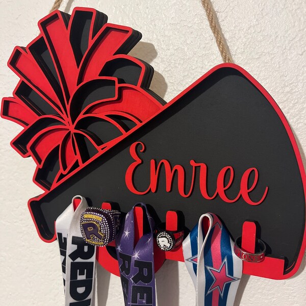 Cheer Ring Holder Display, Cheerleading Metals Sign Holder ...