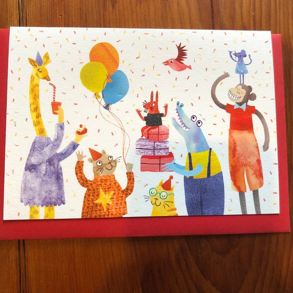 Pack of 8 Mouse Christmas Cards, Multipack of Mice Holiday Greeting ...