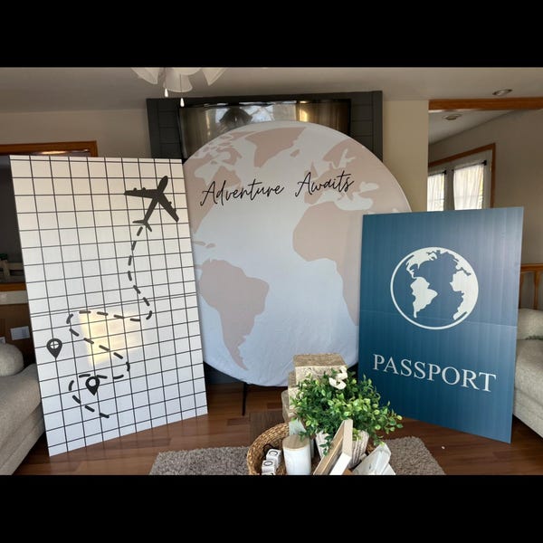 Blank Panel RECTANGLE Backdrop Pastel Backdrops With Stands, NOT Fabric ...