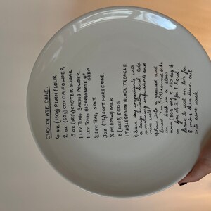 Personalised Foodie Plate Ceramic Plate Custom Name Plate Kids Plate ...