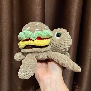 Burger Turtle Crochet Pattern PDF Download Beginner - Etsy