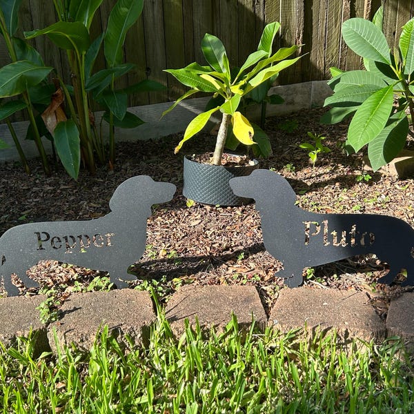 Metal Poodle Art, House Number Sign, Poodle Name Sign, Personalized Dog ...