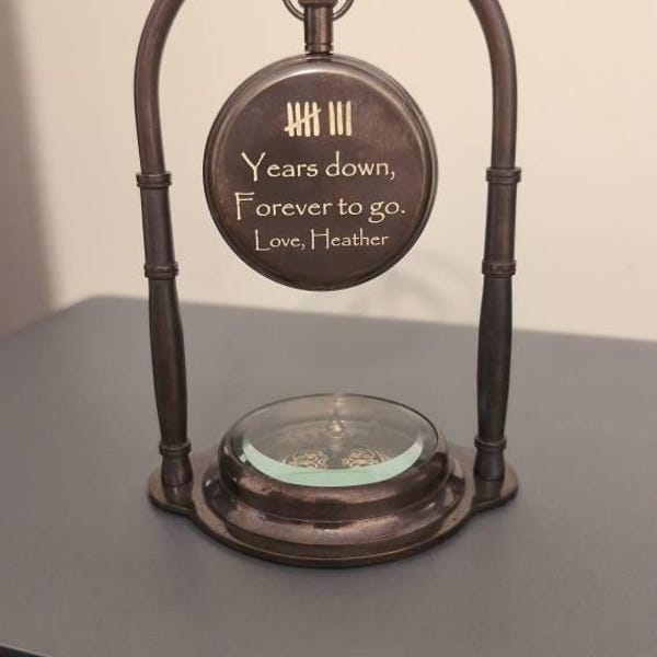 Personalized Engraved Brass Bell - Custom Antique Bell for - Engraved ...