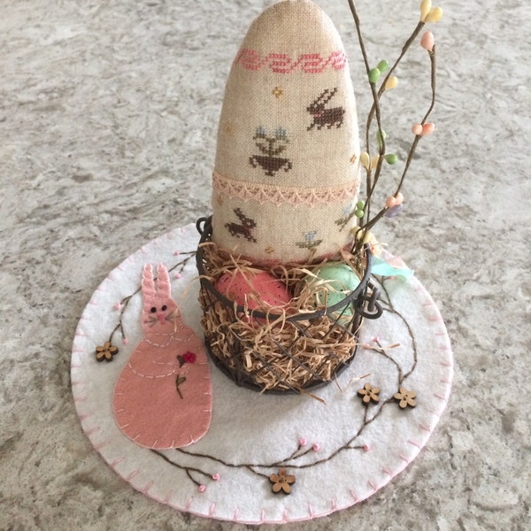 Primitive Stitchery CHRISTMAS Pennies Fir Tree Penny Rug Winter Pine ...