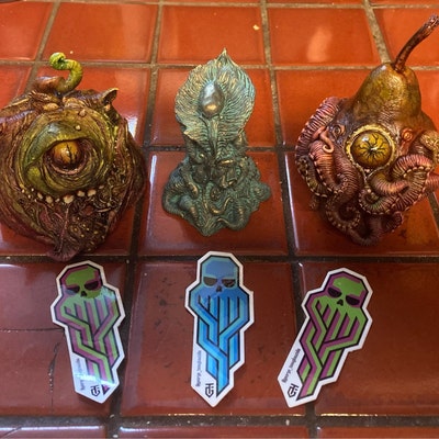 Cthulhu Myth Altar.h.p.lovecraft .bone Painted Ver. - Etsy
