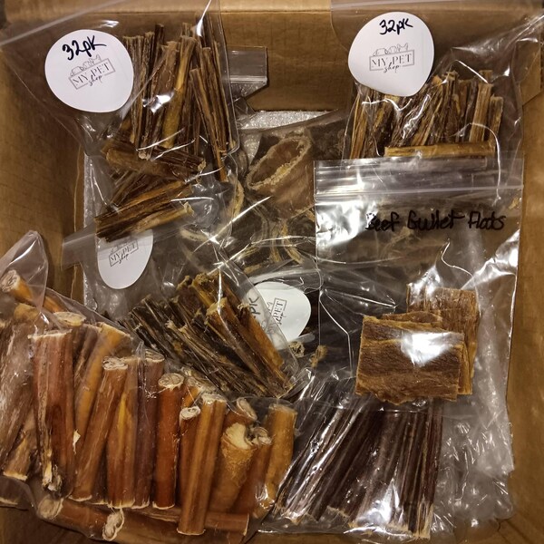 Stuffed Beef Gullet Sticks Dog Chews! Try Them! - Etsy