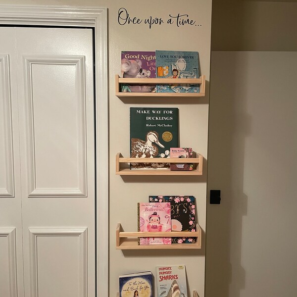 Once Upon a Time Wall Decal - Reading Wall Decal - Kids Reading Decor ...