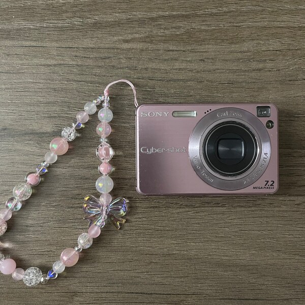 Pink Bow Tie Phone Charm Strap, Phone Lanyard, Phone Accessory, Gift ...