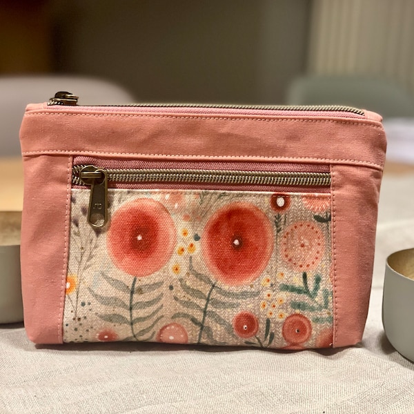 Devon Zipper Pouch Sewing Pattern With Video: Two Sizes (PDF Pattern ...