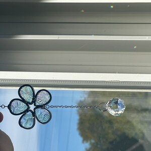 Stained Glass Blue Mini Daises One Handmade Mini Daisy Made With Either ...