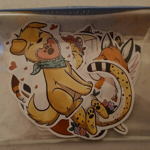 Therian Tail Sticker Set Kemonomimi Stickers Cute Chibi Stickers ...