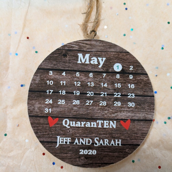 Ornament Anniversary 15 Years, Anniversary Ornament Wood, Anniversary ...