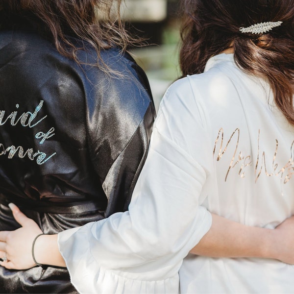 Bride Robe Personalized Bride Gift Bridal Shower Gift Unique Wedding ...